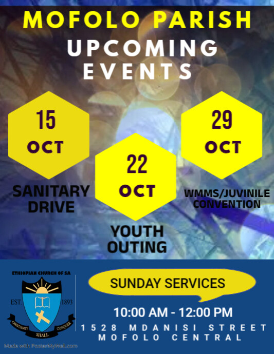 church schedule | PosterMyWall