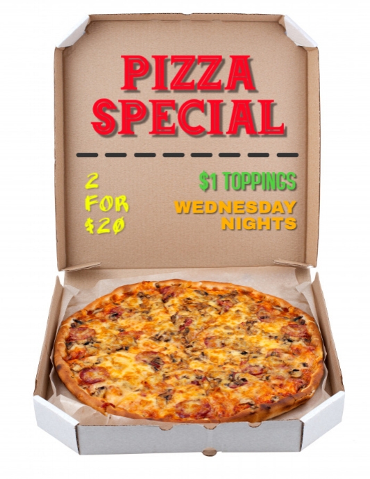 Pizza Night Special for Restaurant flyer poster ad | PosterMyWall