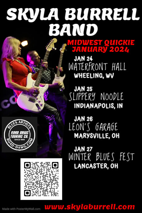 Copy of Band Concert Tour Event Flyer Template | PosterMyWall