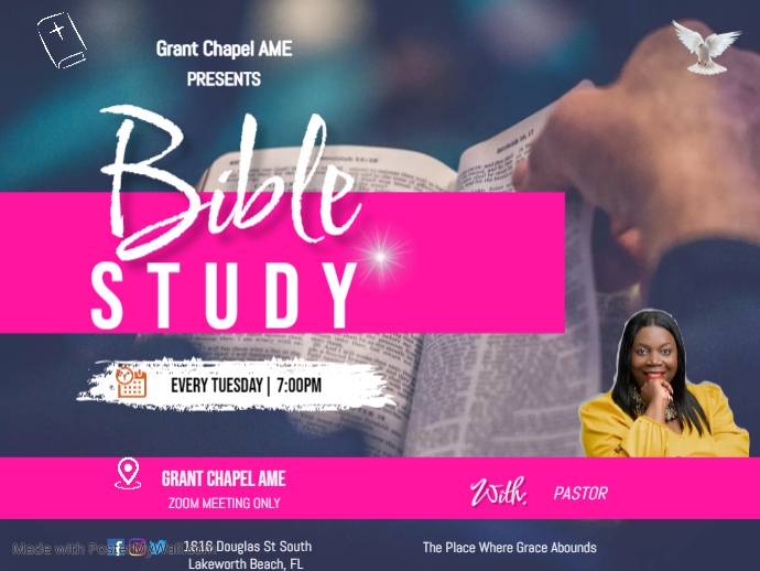 Copy of BIBLE STUDY POSTER | PosterMyWall