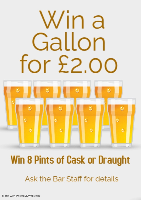 pie and pint | PosterMyWall