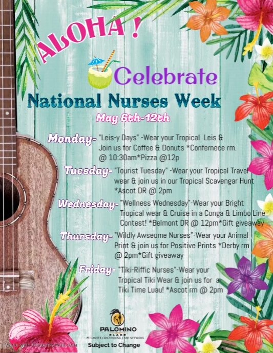 Copy of Aloha Hawaiian Luau Flyer Template | PosterMyWall