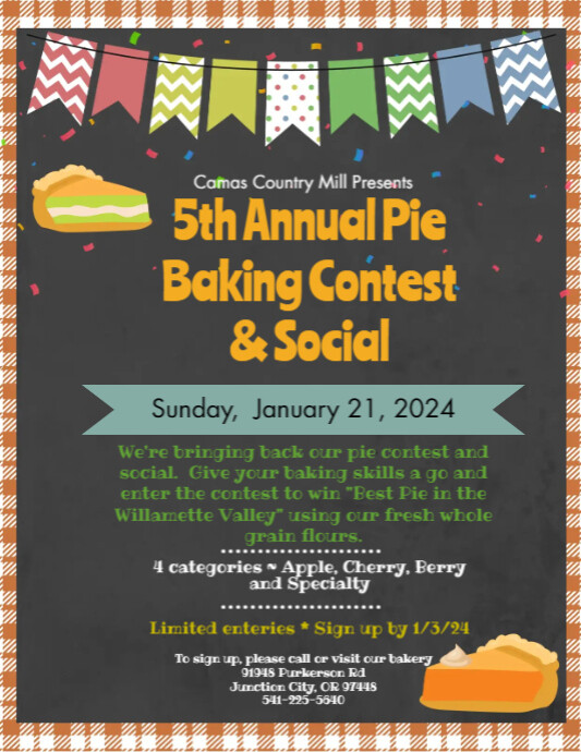 Copy of Pie sale fundraiser flyer | PosterMyWall