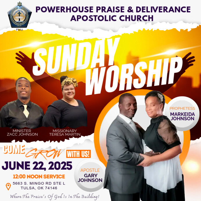 church event flyer | PosterMyWall