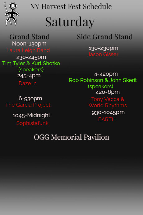 Festival Schedule | PosterMyWall