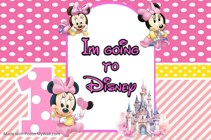 Minnie Mouse Themed Birthday | PosterMyWall