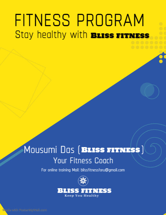 Senior Fitness Program Flyer Template | PosterMyWall