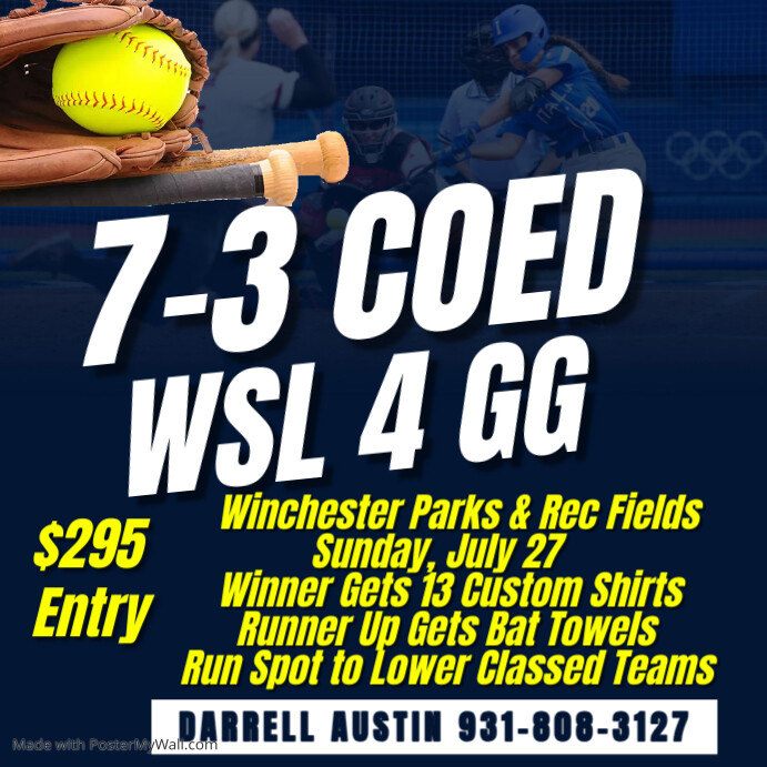 softball | PosterMyWall