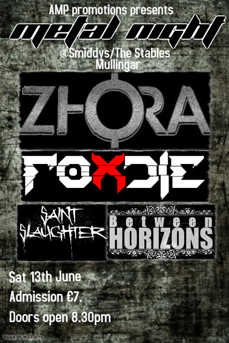 Metal Night | PosterMyWall