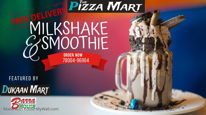Copy of Milkshake & Smoothie promo | PosterMyWall