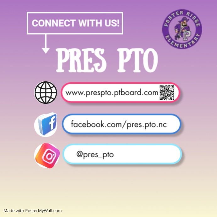 follow us- Social Media | PosterMyWall