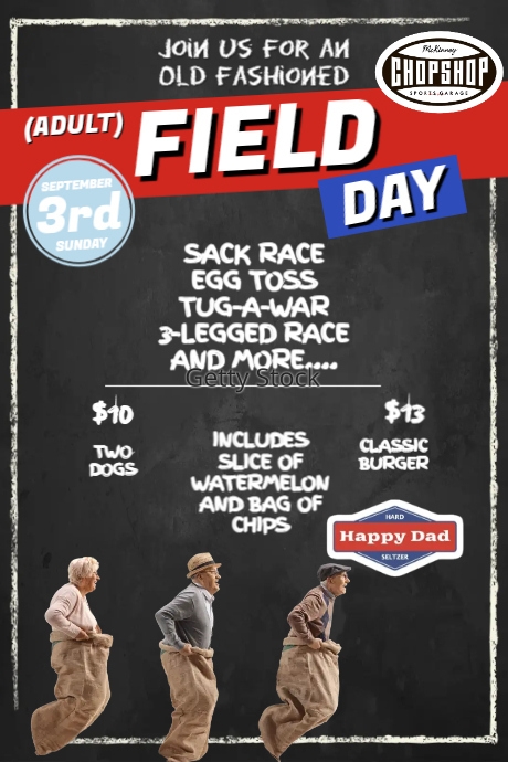 Copy of Sack Race Flyer Template | PosterMyWall