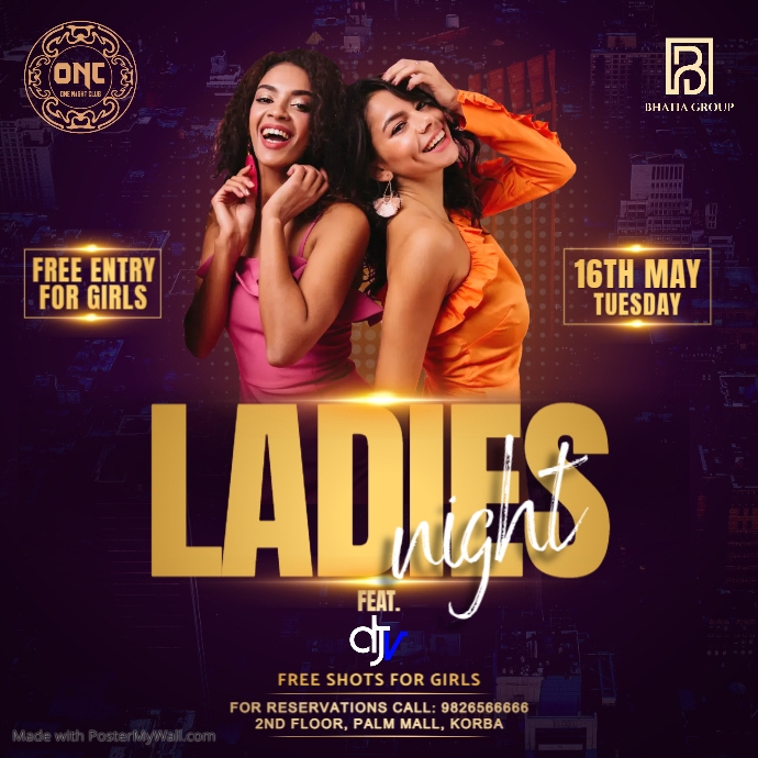 Copy of ladies night | PosterMyWall