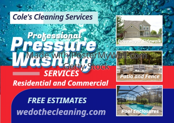 Copy of Pressure Washing Postcard | PosterMyWall