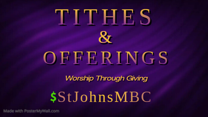tithes and offering (4) | PosterMyWall