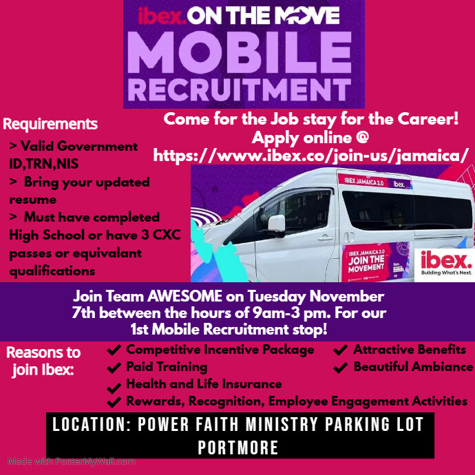 School Bus Driver Hiring Needed Wanted Poster | PosterMyWall