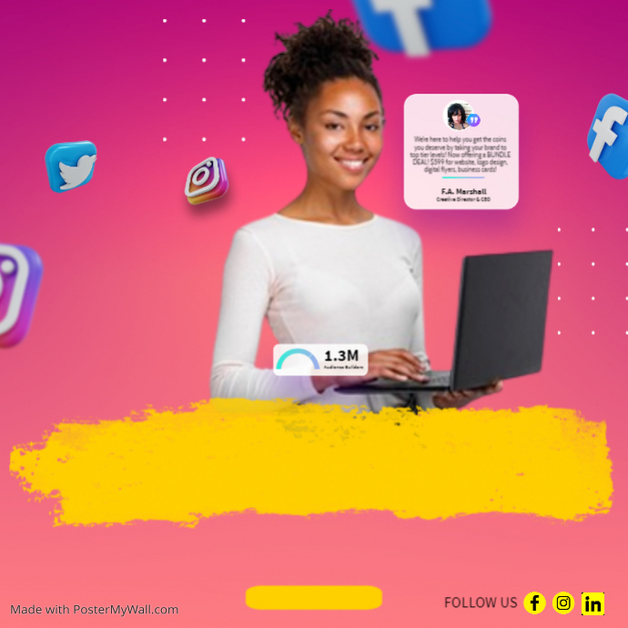 Copy of Social Media Manager | PosterMyWall