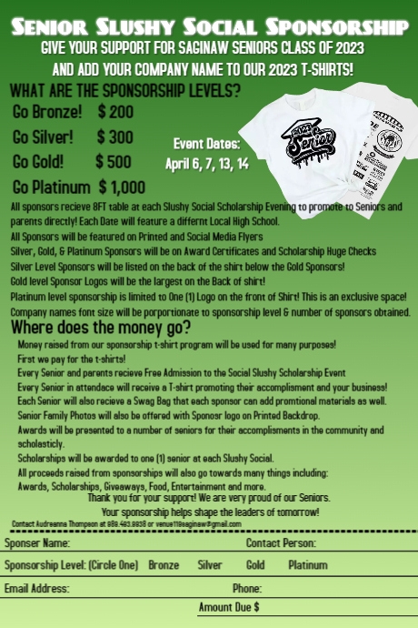 Cub Scout Sponsorship Flyer | PosterMyWall