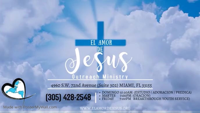 Church Service Facebook Cover Video | PosterMyWall