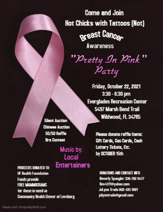 Copy of Copy of Breast Cancer Pink October Flyer | PosterMyWall