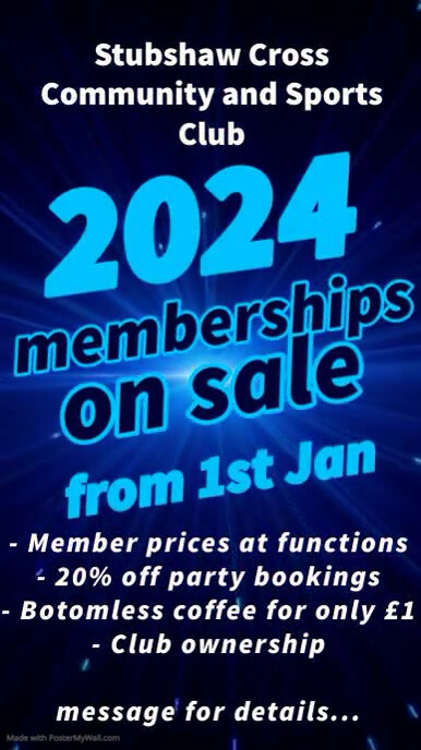 2024 Memberships (facebook) | PosterMyWall
