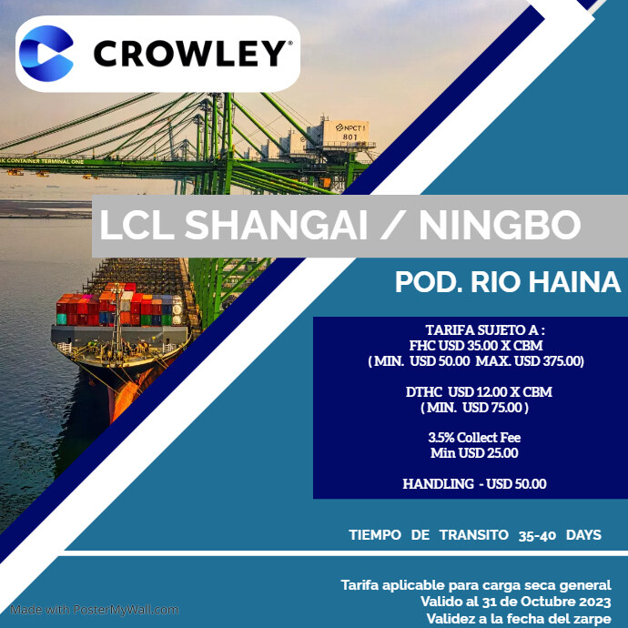 Cargo Services | PosterMyWall