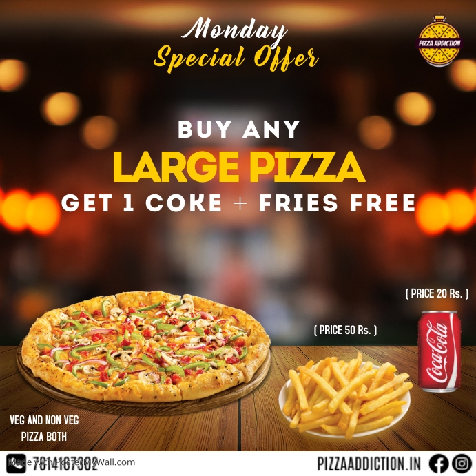 Copy of MONDAY AND THURSDAY OFFER | PosterMyWall