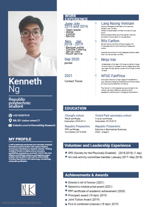 Resume Template | PosterMyWall