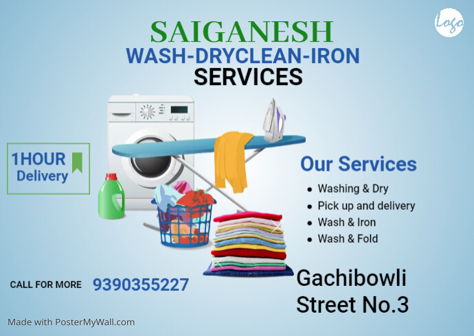Laundry Service Ad | PosterMyWall