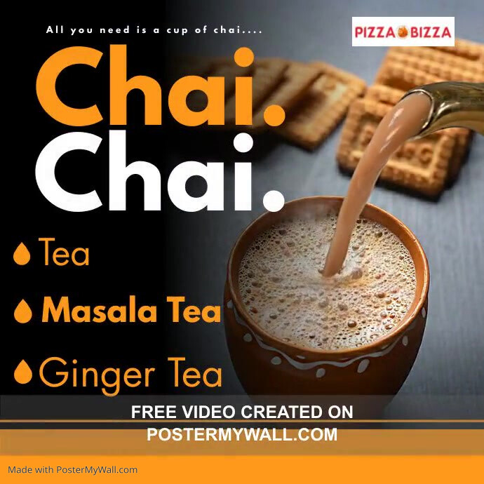 Tea Service Online Post Template | PosterMyWall