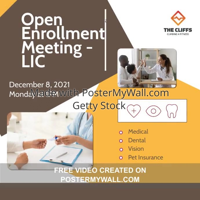 Copy of Open Enrollment - LIC | PosterMyWall