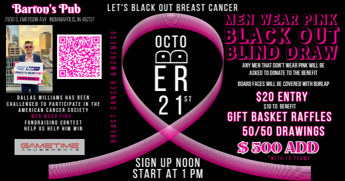 Barton's Black Out | PosterMyWall