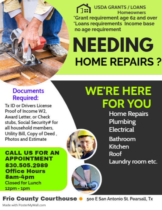 handyman services flyer template design | PosterMyWall