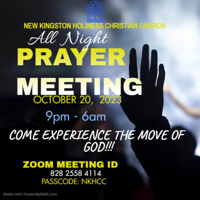 Prayer Night | PosterMyWall