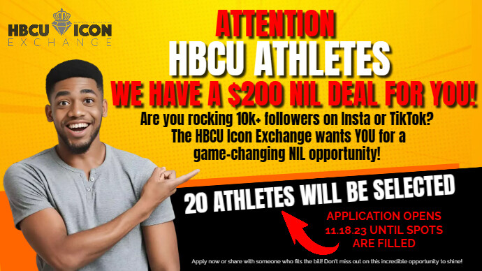 Copy of HBCU ICON EXCHANGE GOLF PROMO | PosterMyWall