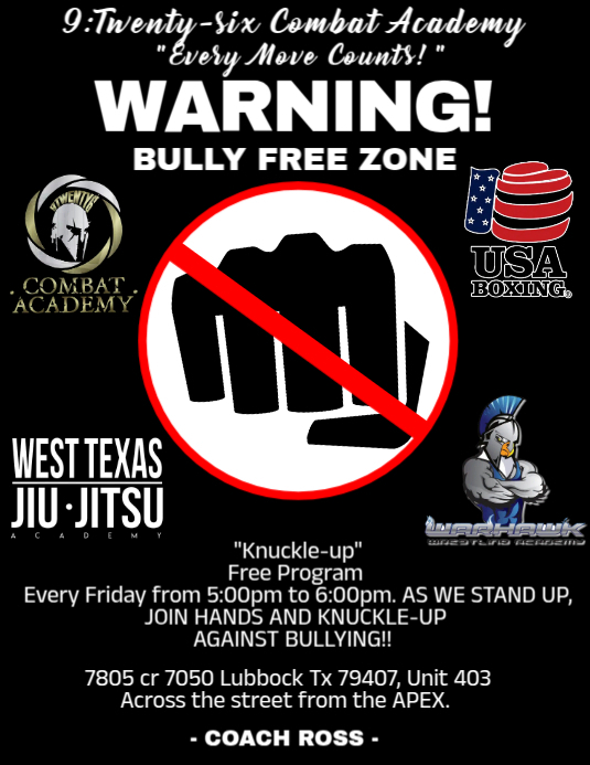 Bully Free Zone | PosterMyWall