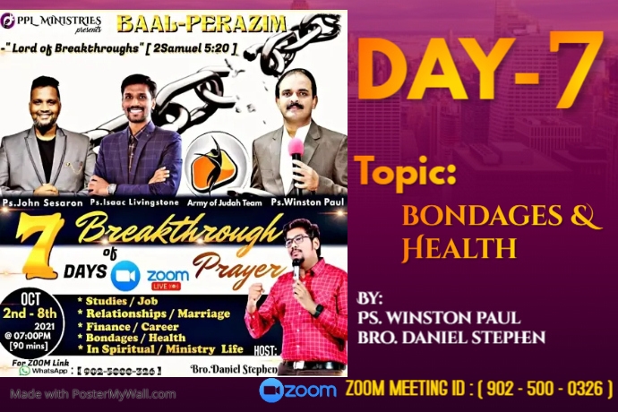 Copy of Counting days flyer | PosterMyWall