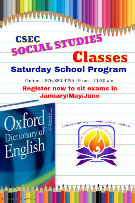 English Homework | PosterMyWall