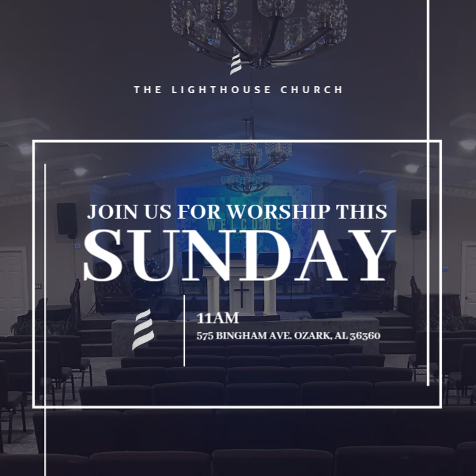 worship service flyer template | PosterMyWall