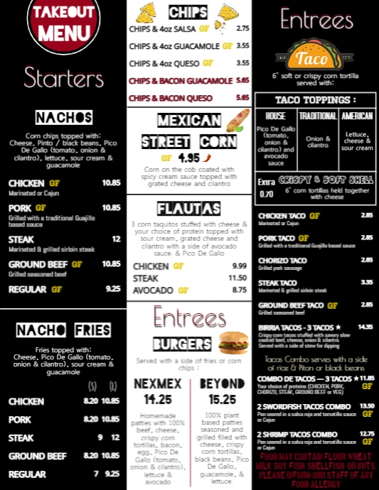 Takeout Left | PosterMyWall