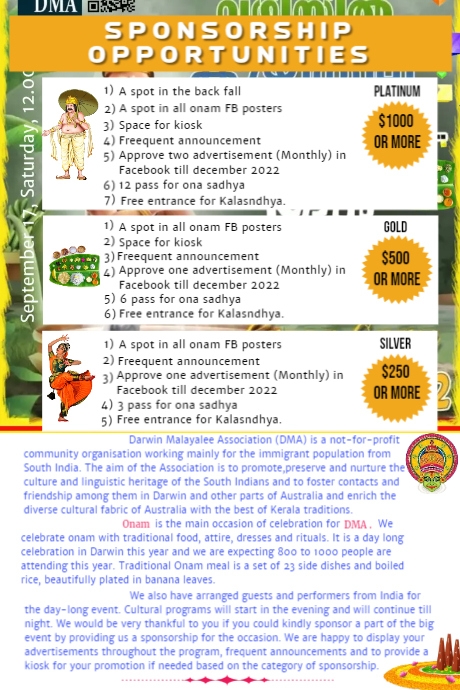 Copy of Band Sponsorship Program Poster | PosterMyWall