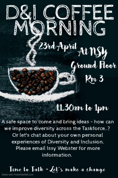 Copy of Coffee Morning Flyer Customisable Poster Template | PosterMyWall