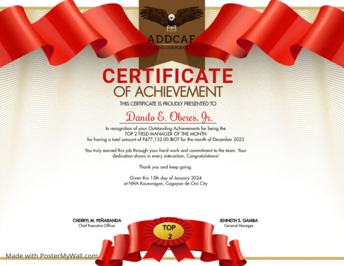 Certificate | PosterMyWall