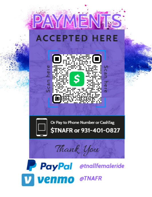 scan to pay flyer template qr code icon | PosterMyWall