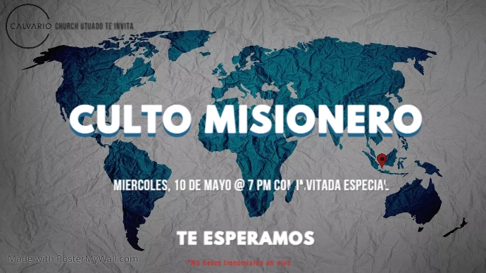 WORLD MISSIONS MONTH | PosterMyWall