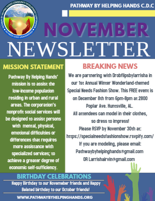 Copy of November Newsletter | PosterMyWall