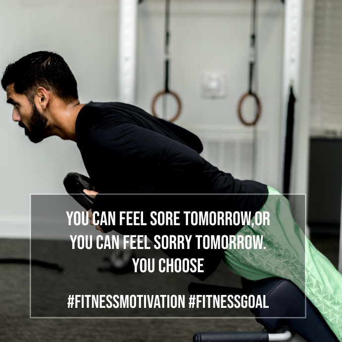 88 Fitness Motivation & Goals Template | PosterMyWall