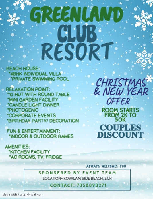 Copy of Winter Market Flyer Template | PosterMyWall