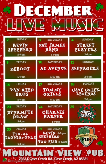 December Christmas Upcoming events | PosterMyWall