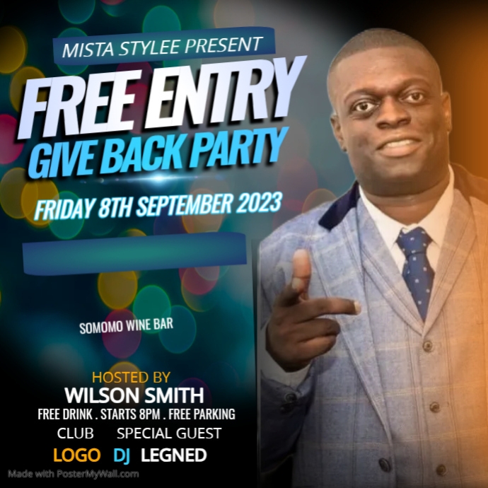 PARTY FLYER | PosterMyWall